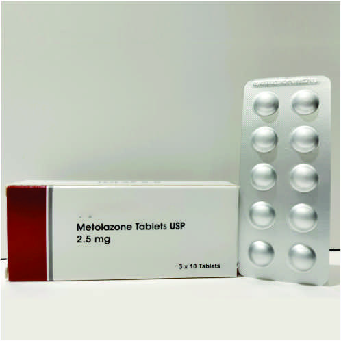 Leading metolazone usp 2.5mg tablet Manufacturer and Exporter in India ...