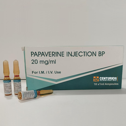 Leading papaverine 20mg/ml injection Manufacturer and Exporter in India ...