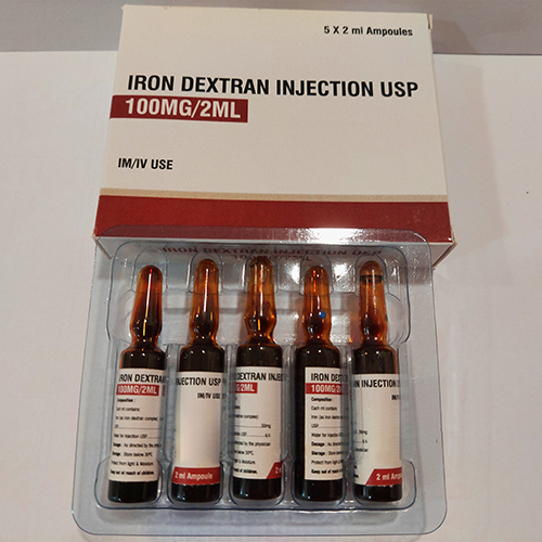 Leading iron dextran 100mg/2ml injection Manufacturer and Exporter in ...