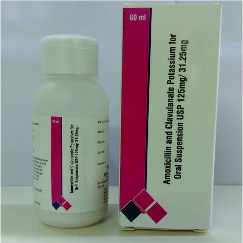 Leading amoxicillin 125mg +clavulanate potassium 31.25mg oral ...