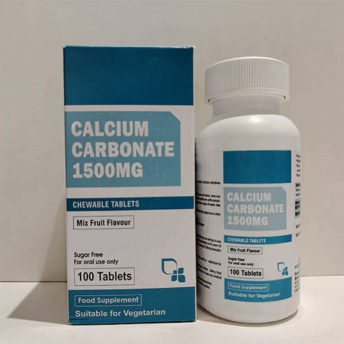 Leading calcium carbonate 1500mg chewable tablets Manufacturer and ...