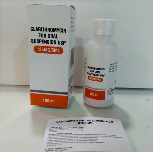 Leading clarithromycin 125mg for oral suspension Manufacturer and ...