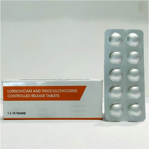 Leading lornoxicam 8 mg + thiocolchicoside 8 mg controlled release ...