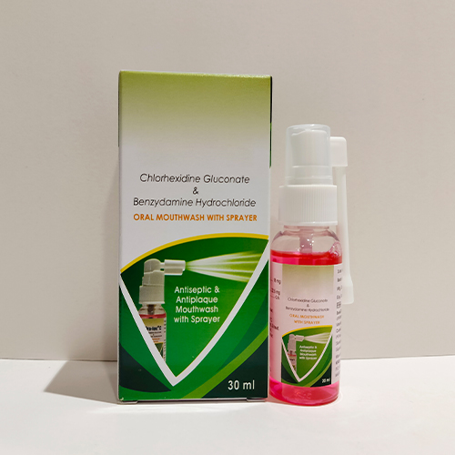 Leading chlorhexidine gluconate 18 mg +benzydamine hydrochloride 22.5 ...