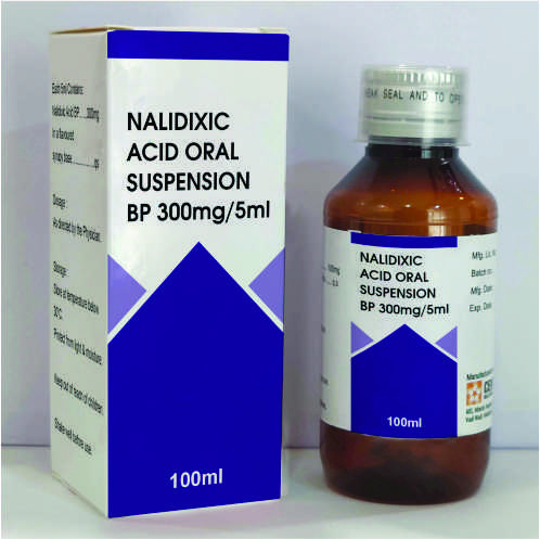 Leading nalidixic acid bp 300mg/5ml oral suspension Manufacturer and ...