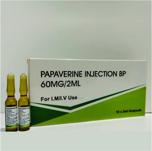 Leading papaverine 60mg/2ml injection Manufacturer and Exporter in ...